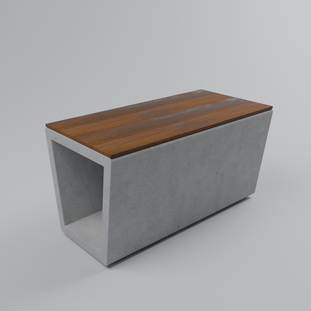 Bench Rotterdam D2 mould - Mold for Making Concrete Benches